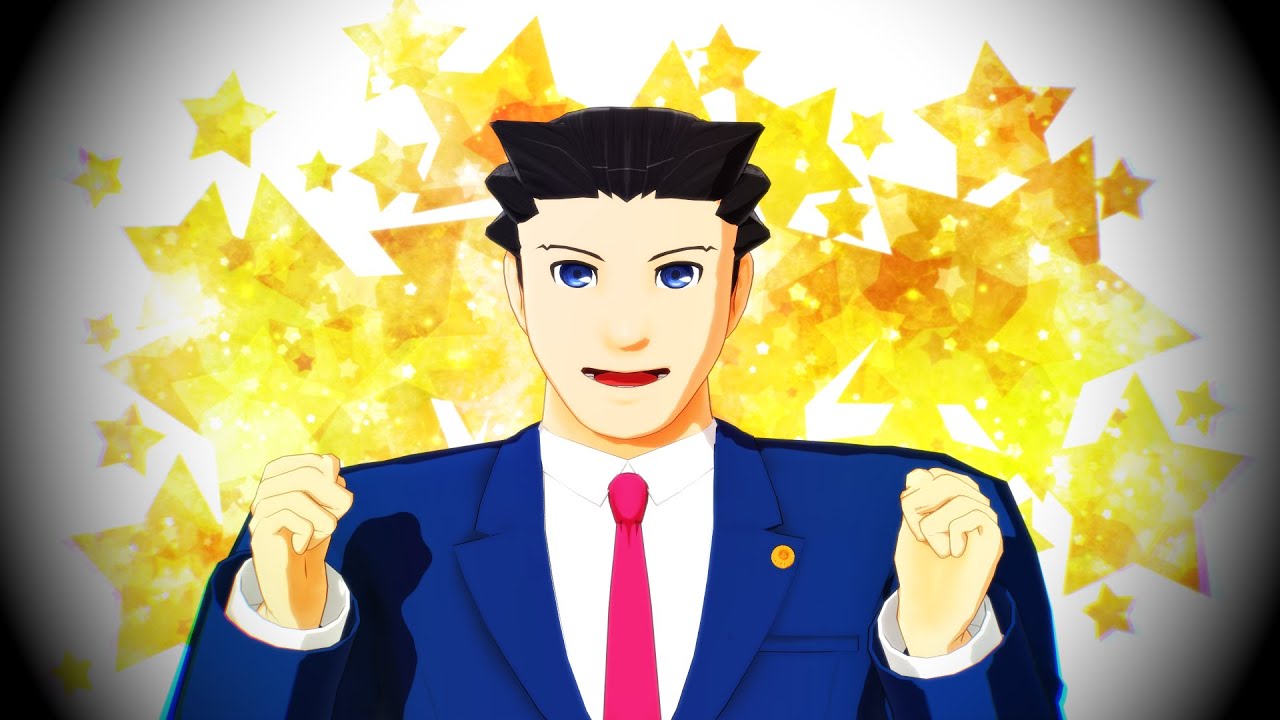 【MMD逆転裁判】がんばれ♡がんばれ♡【成歩堂龍一】[MMD Ace Attorney] - YouTube