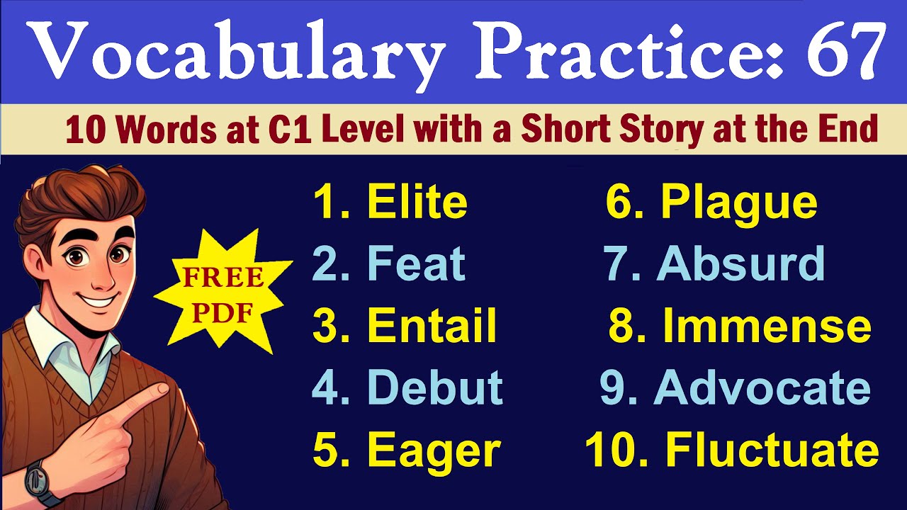 10 Advanced English Words (C1 Level) with Real-Life Story | Speak ...