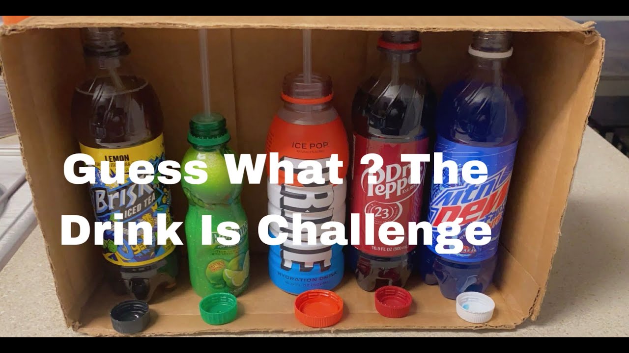 Guessing What the Drink Is Challenge 🥤🧃 - YouTube