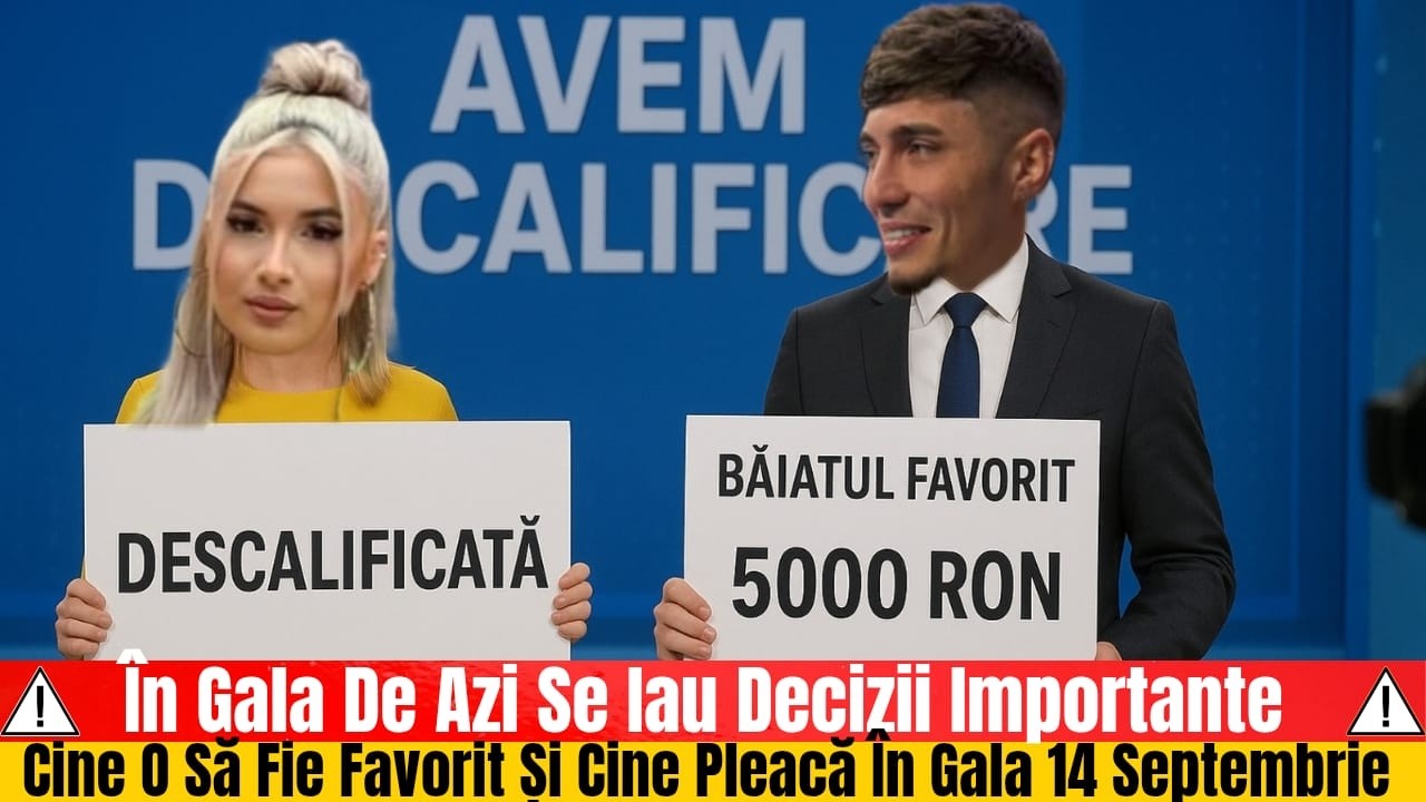 Gala 14 Septembrie - Ziua Descalificariii A Venit | Unde Merge Cecul De ...