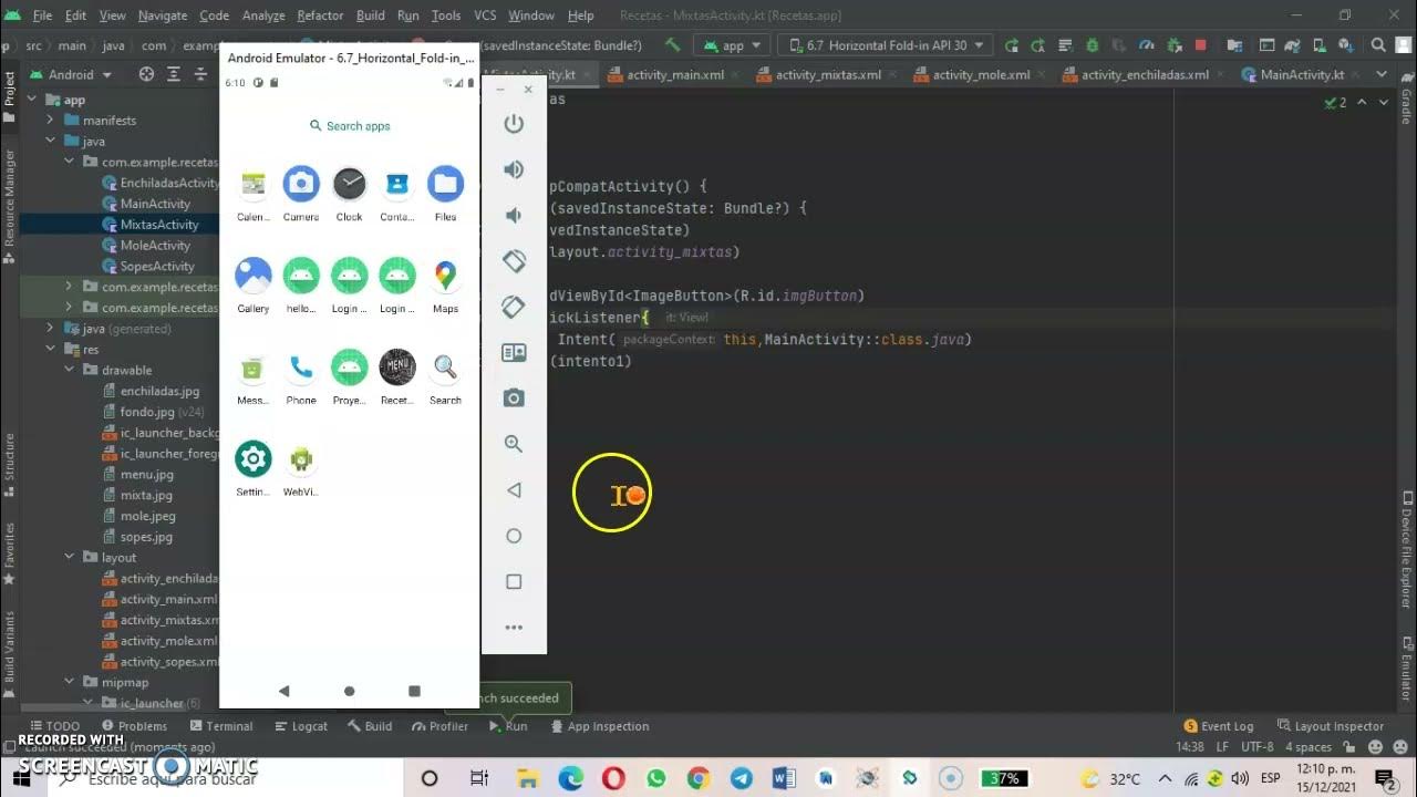 Proyecto Unidad 5 Aplicación de recetas en AndroidStudio con Kotlin ...