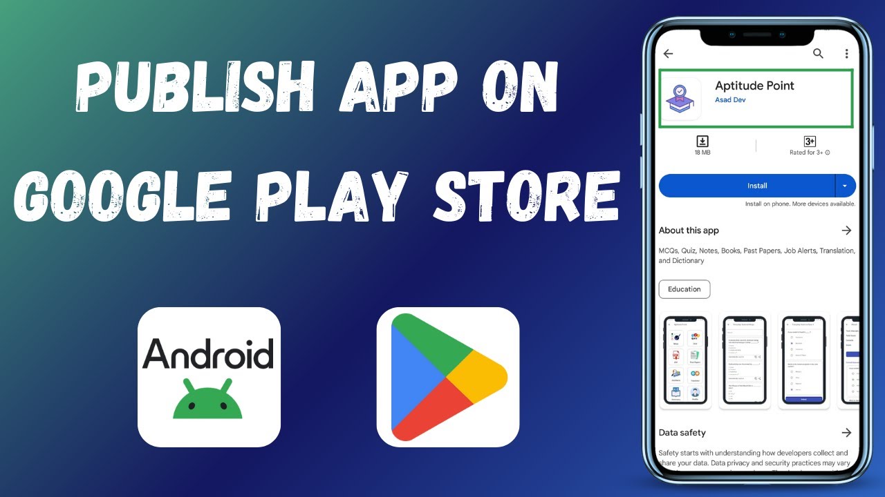 How to Publish App on Google Play Store - Complete Guide - 2024 - YouTube