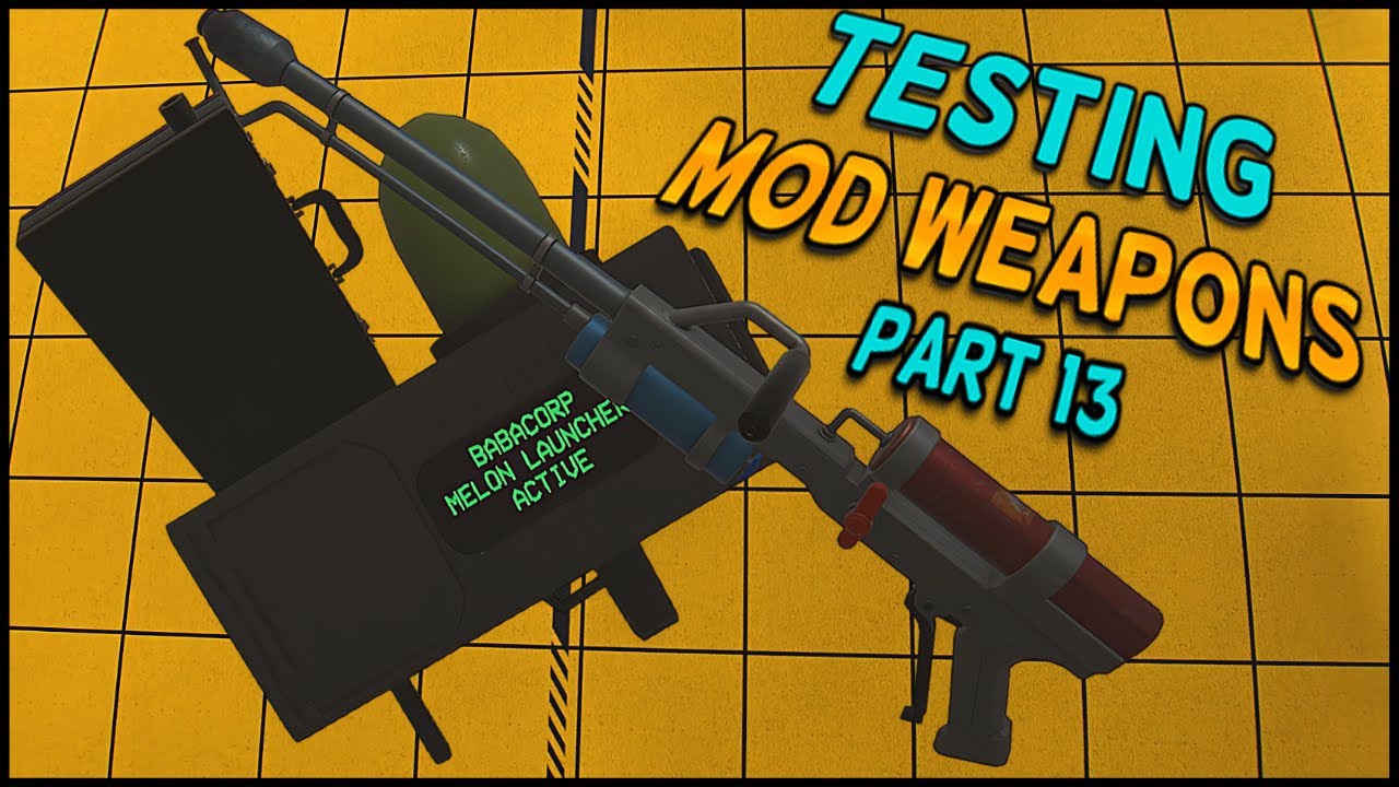 Testing Mod Weapons Part 13 - Bonelab - YouTube