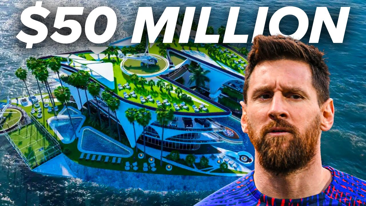 Lionel Messi's Insane $50 Million House Construction Plan - YouTube