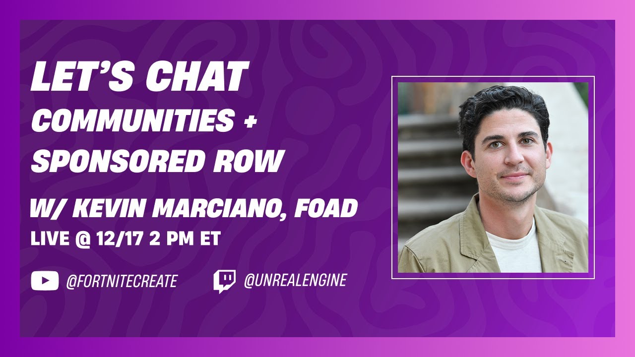 Communities + Sponsored Row w/ Kevin Marciano, FOAD | Let's Chat - YouTube
