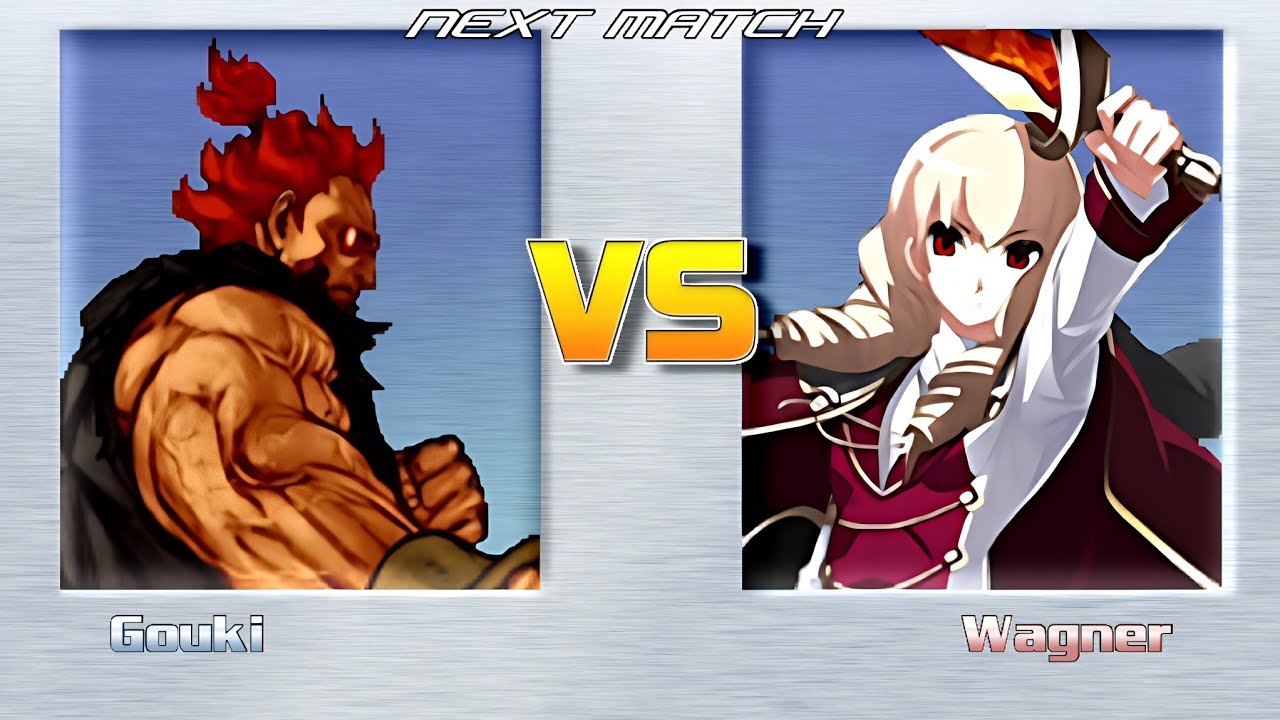 Mugen 1.1 Beta - Gouki Vs. Wagner - YouTube
