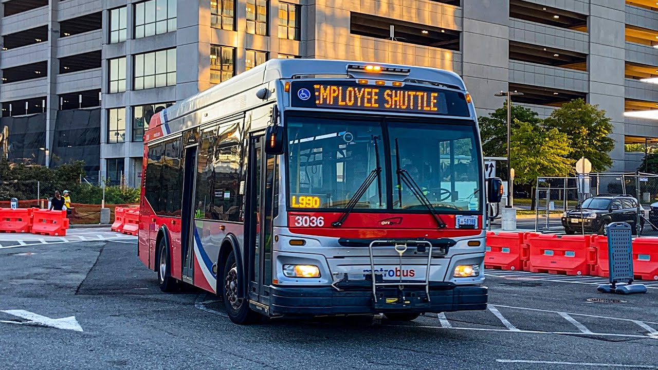 WMATA 2012 Orion VII EPA10 BRT 3036 on the Landover Division Shuttle ...