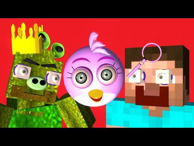 Video Angry Birds Minecraft