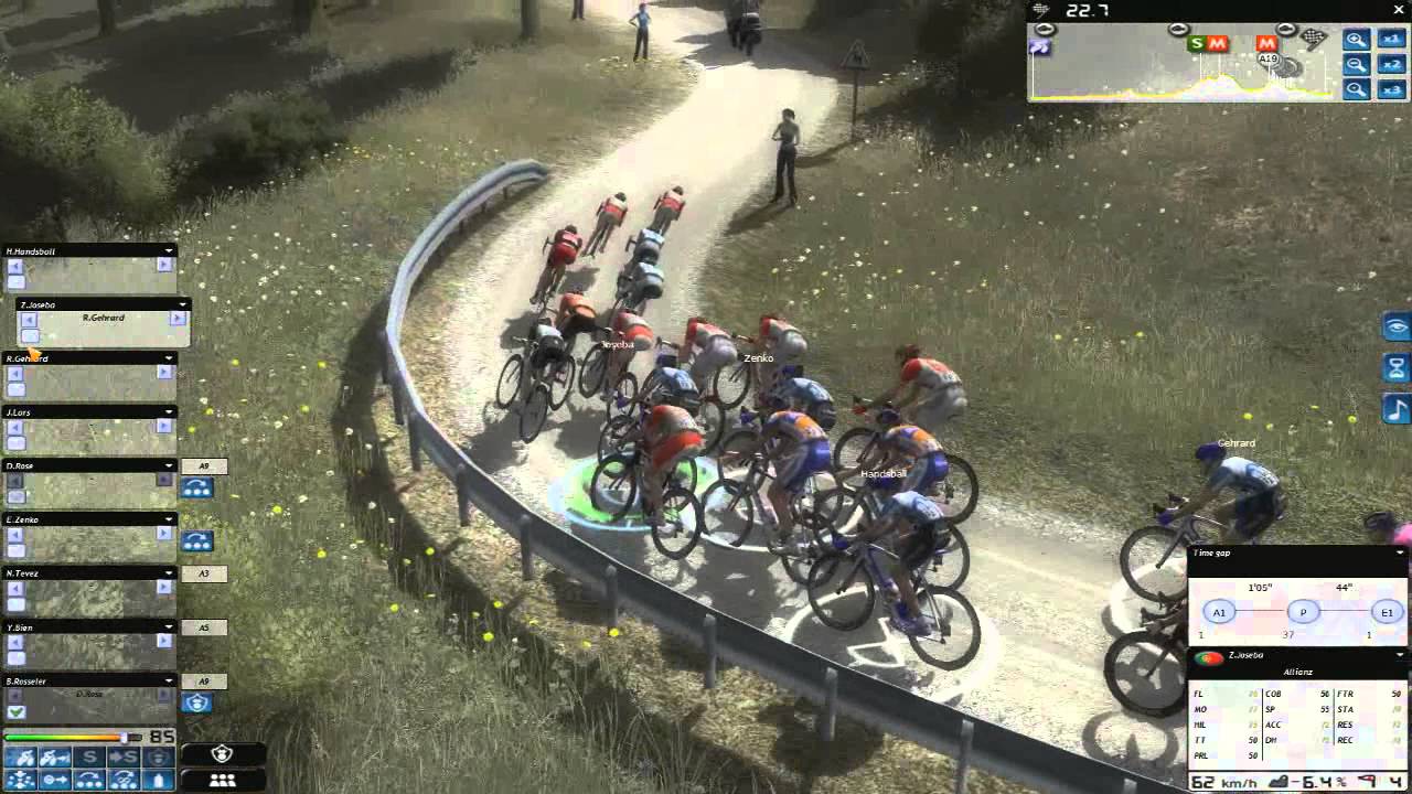 Pro Cycling Manager 2011 - Giro d'Italia - Stage 1 - YouTube