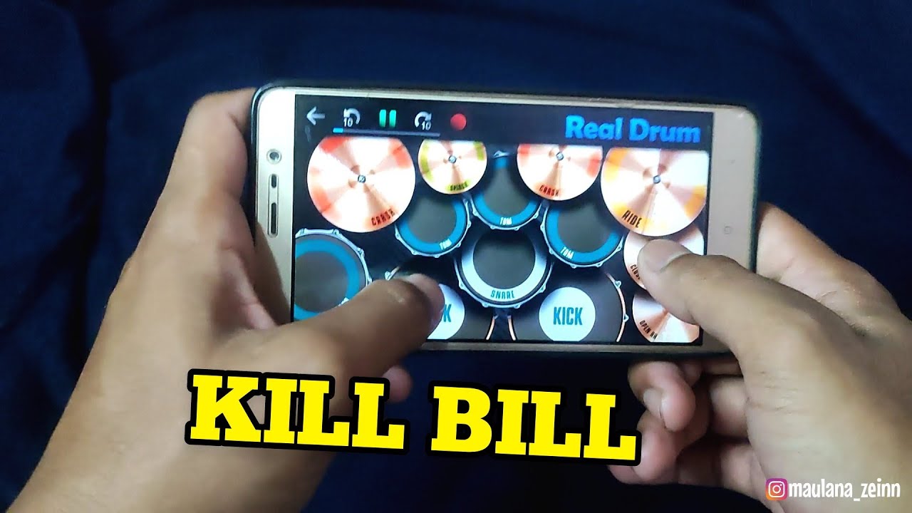 DJ KILL BILL VIRAL COVER REAL DRUM - YouTube