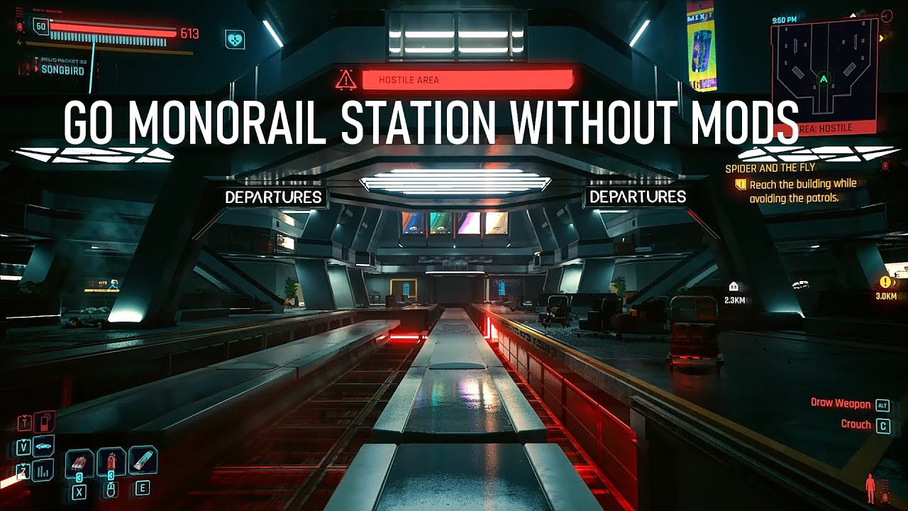 Go back to NCX Monorail Station [Cyberpunk 2077] - YouTube