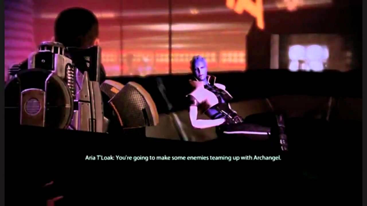 Mass Effect 2 - Aria (Looking for Archangel) - YouTube