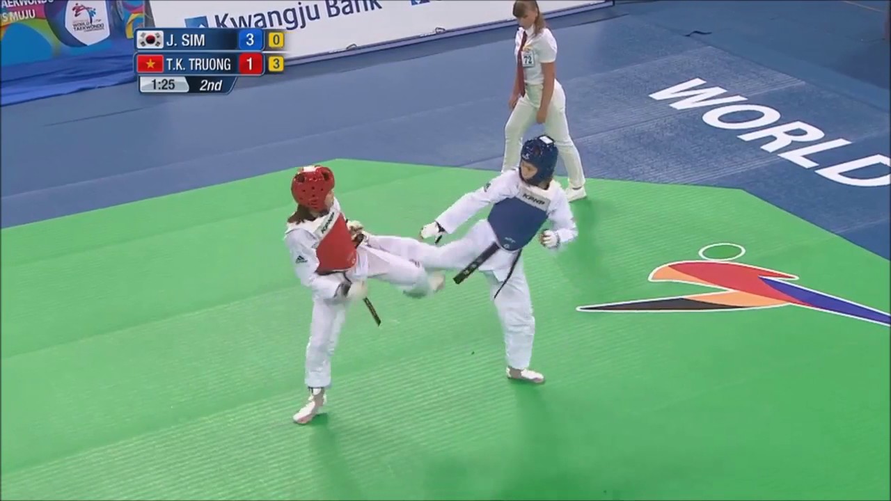 WTF World Taekwondo Championships Muju 2017 Final -46kg Female KOR vs ...