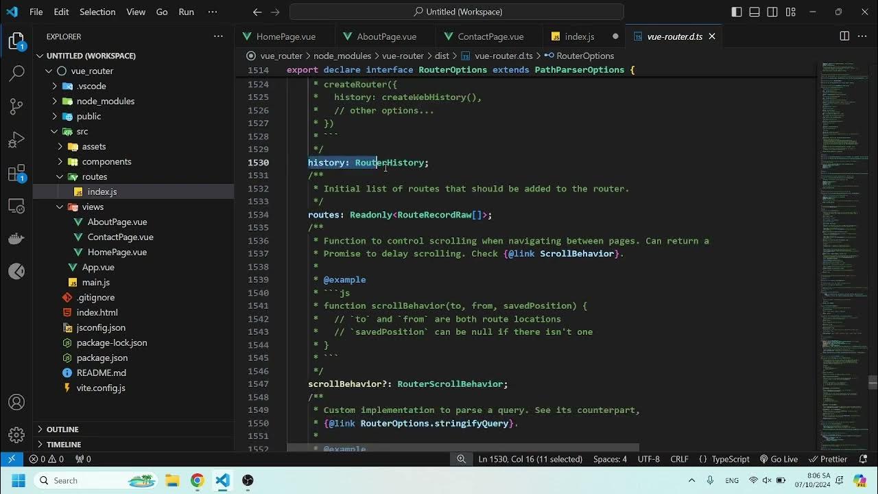 Vue Router V4 (Phần 2) - YouTube