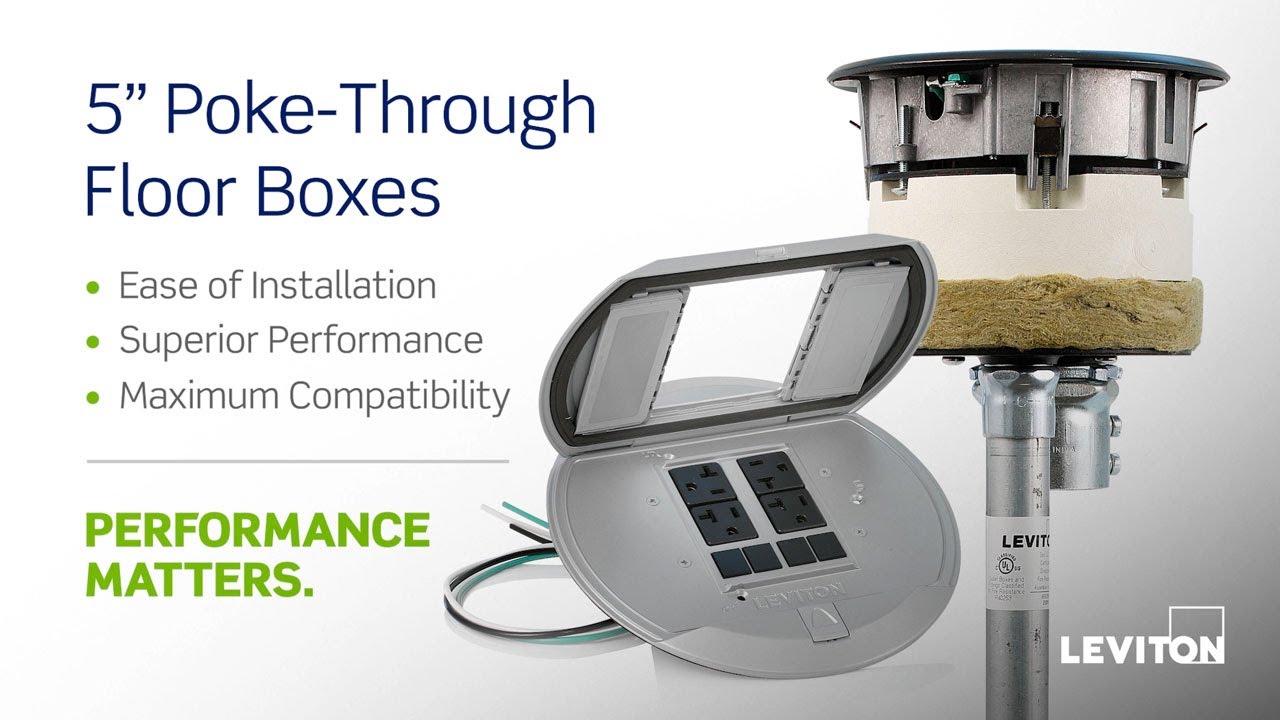 Poke Through Floor Box With Hdmi | Taraba Home Review