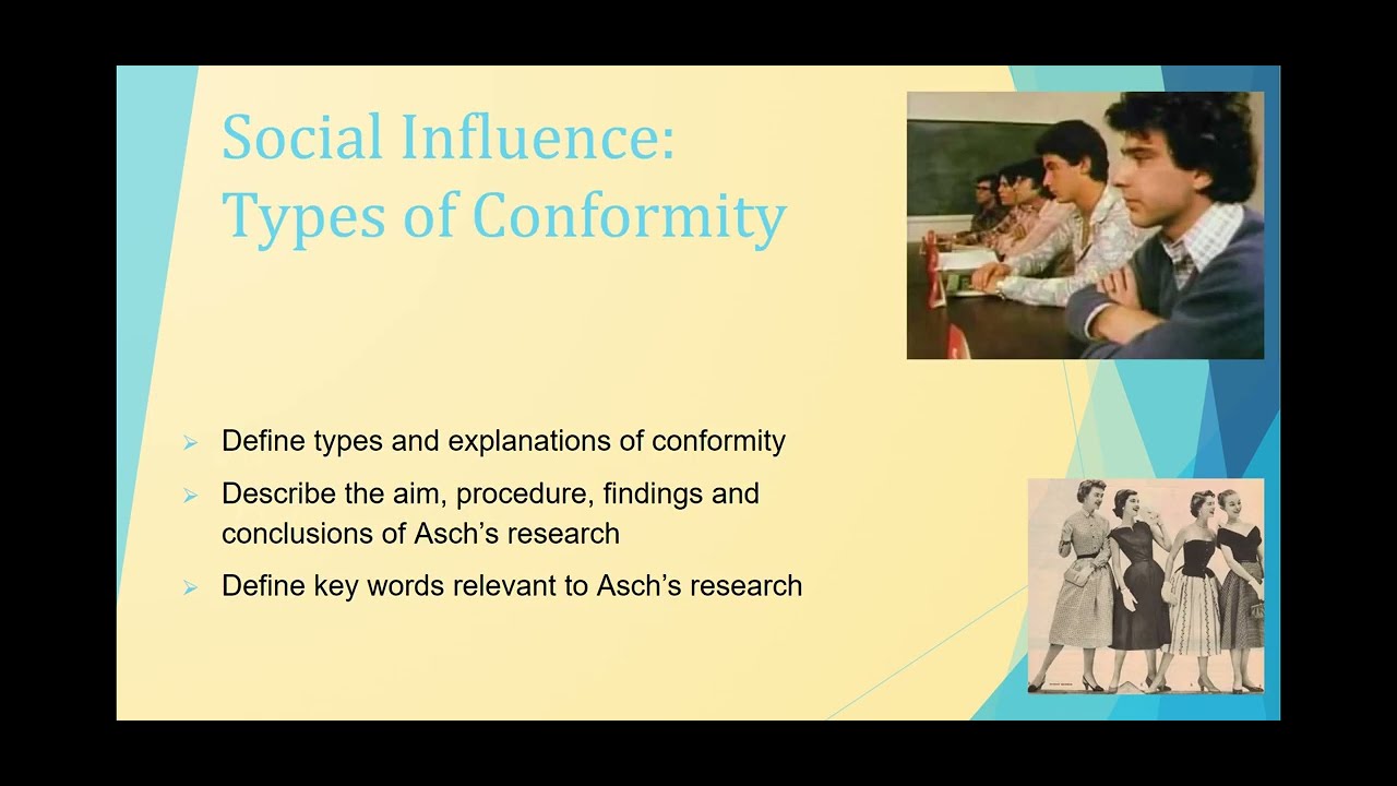Social Influence Lesson 1: Conformity - YouTube