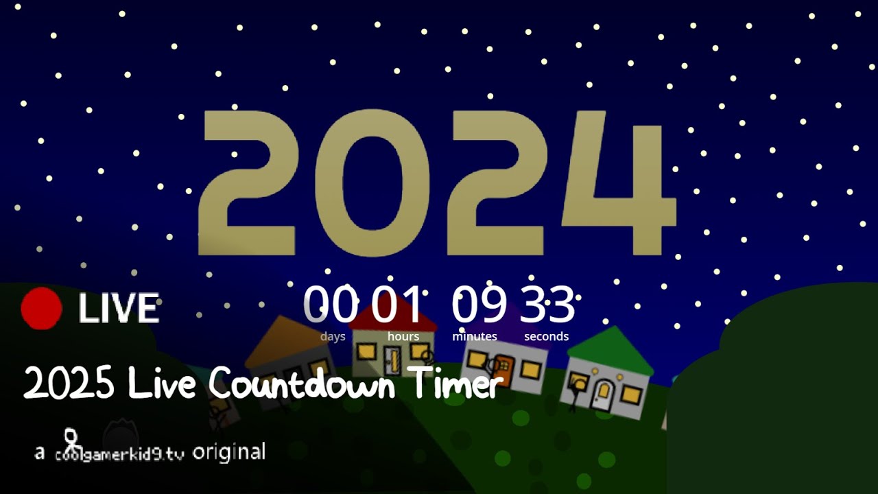 (UK) New Year 2025 Animated Countdown Timer - LincolnTV - YouTube