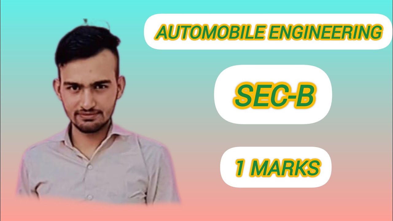 hsbte // automobile engineering-subject // 20 question 1 marks for ...
