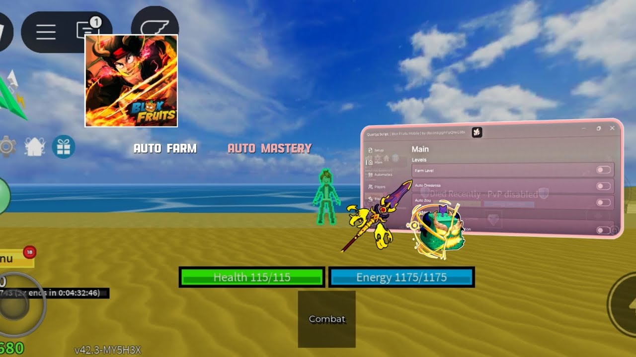 [UPDATE 24] BLOX FRUIT SCRIPT | Mukuro Hub | Auto Mastery | Auto Farm ...