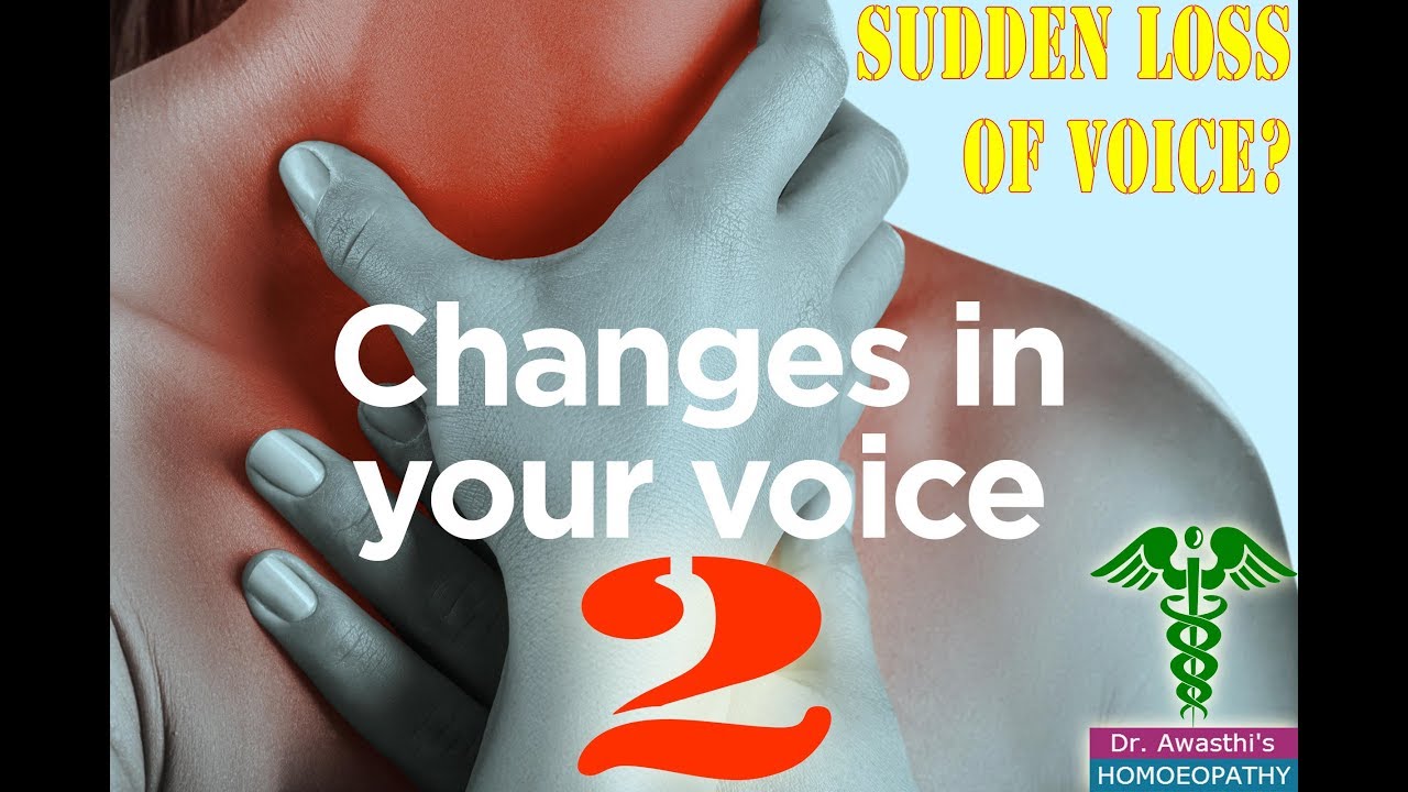 Sudden Loss Of Voice