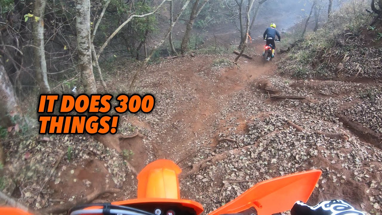 2024 KTM 300 EXC TEST RIDE | RAW SINGLE TRACK - YouTube
