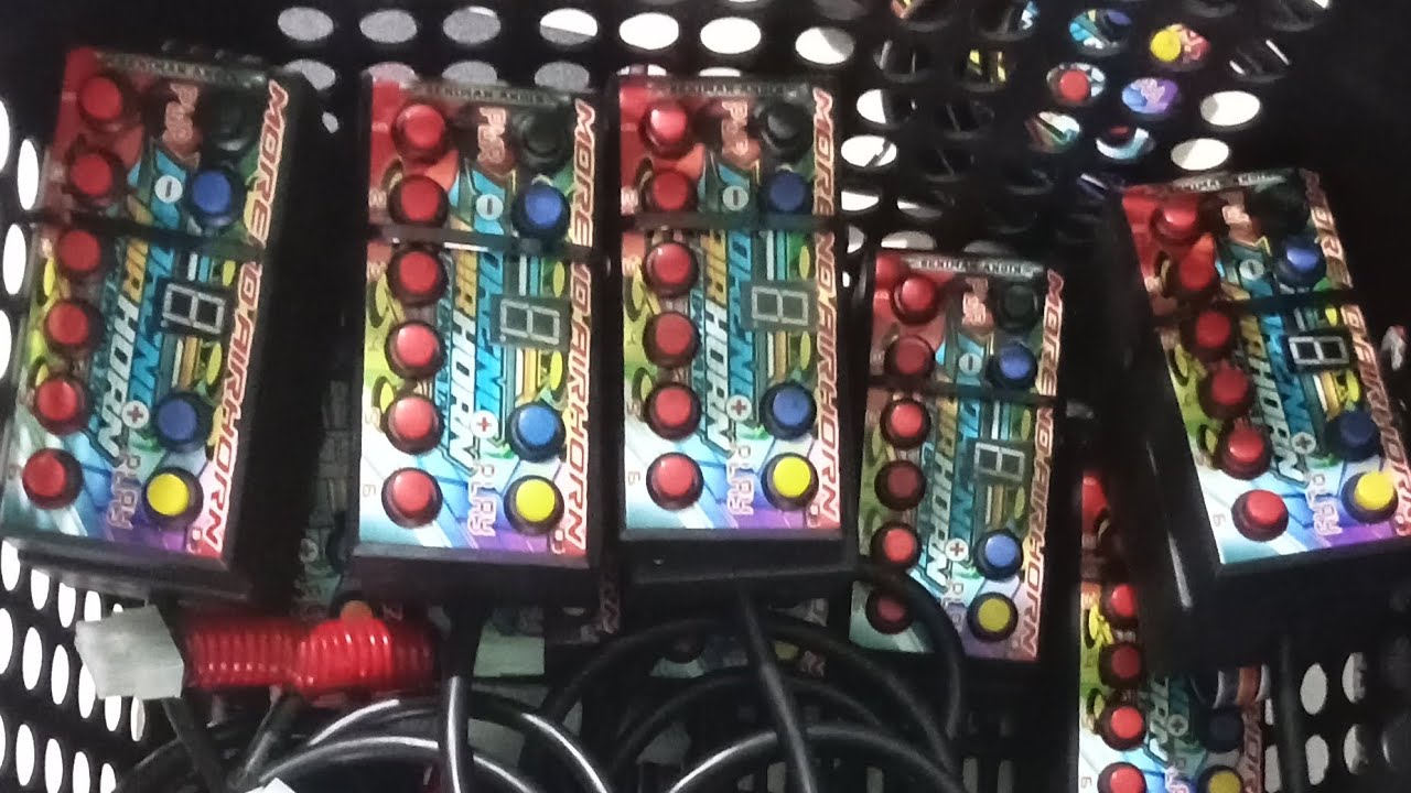 Modul Klakson 6 Corong Moreno Air Horn MS7 Upgrade ++ Soket PNP Ready ...