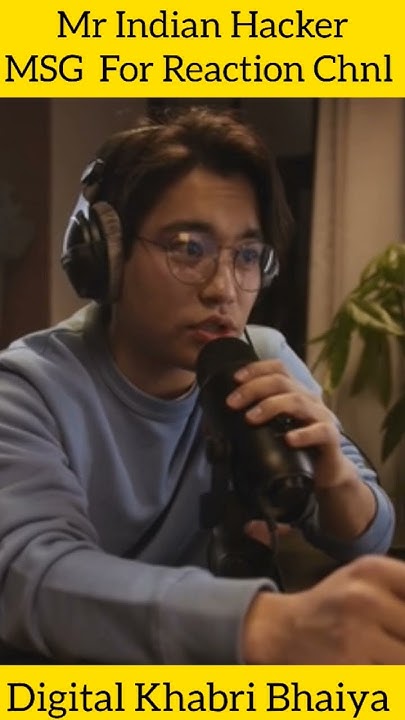 @MRINDIANHACKER Message For Reaction Channel 😱 Must Watch #mrindianhacker #experiment # ...