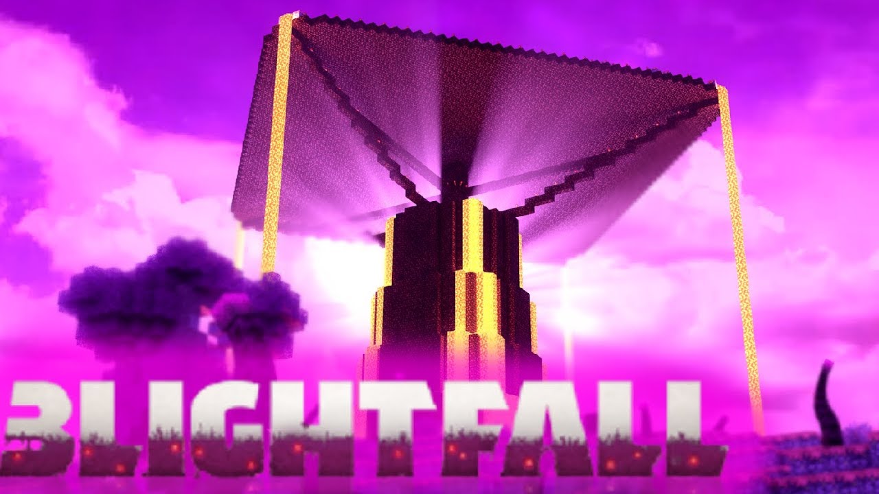 THE OBSIDIAN TOWER| Blightfall #5 (Minecraft Modded Survival Modpack ...