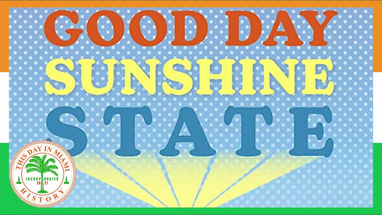 A discussion with Bob Kealing, author of "Good Day Sunshine State ...