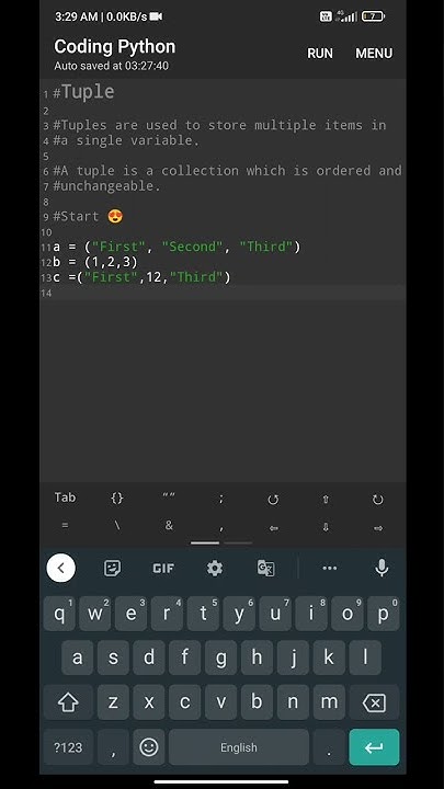 What is Tuple | Python - YouTube
