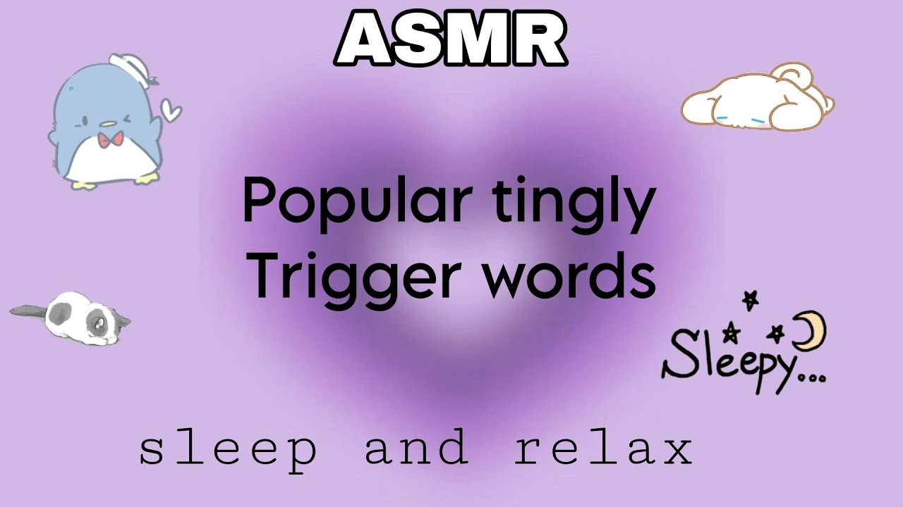 ASMR || Popular trigger words 🌟|| tingliest whispers to sleep 😴🌙 - YouTube