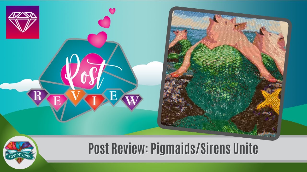 Post Review: Pig Mermaids/Sirens - using square ab's and crystals 💎 ...