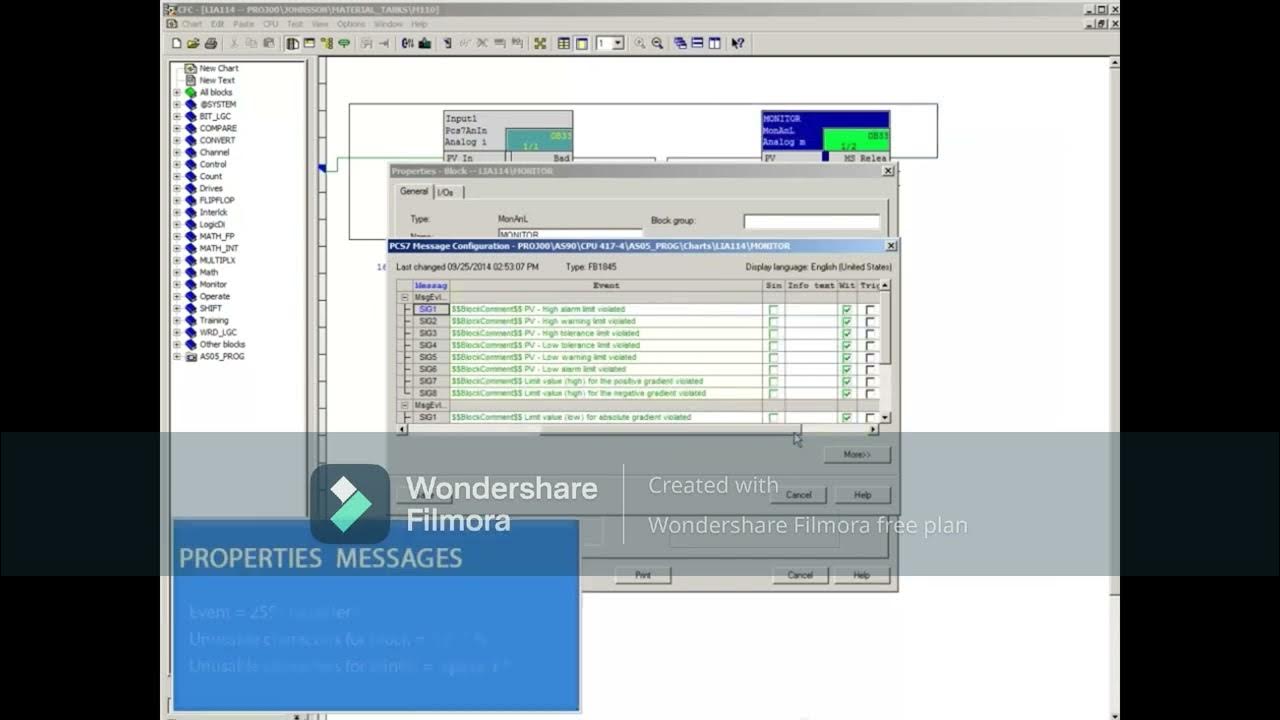 27 Naming Lengths of Blocks || Simatic PCS7 || Simatic Manager PCS 7 ...