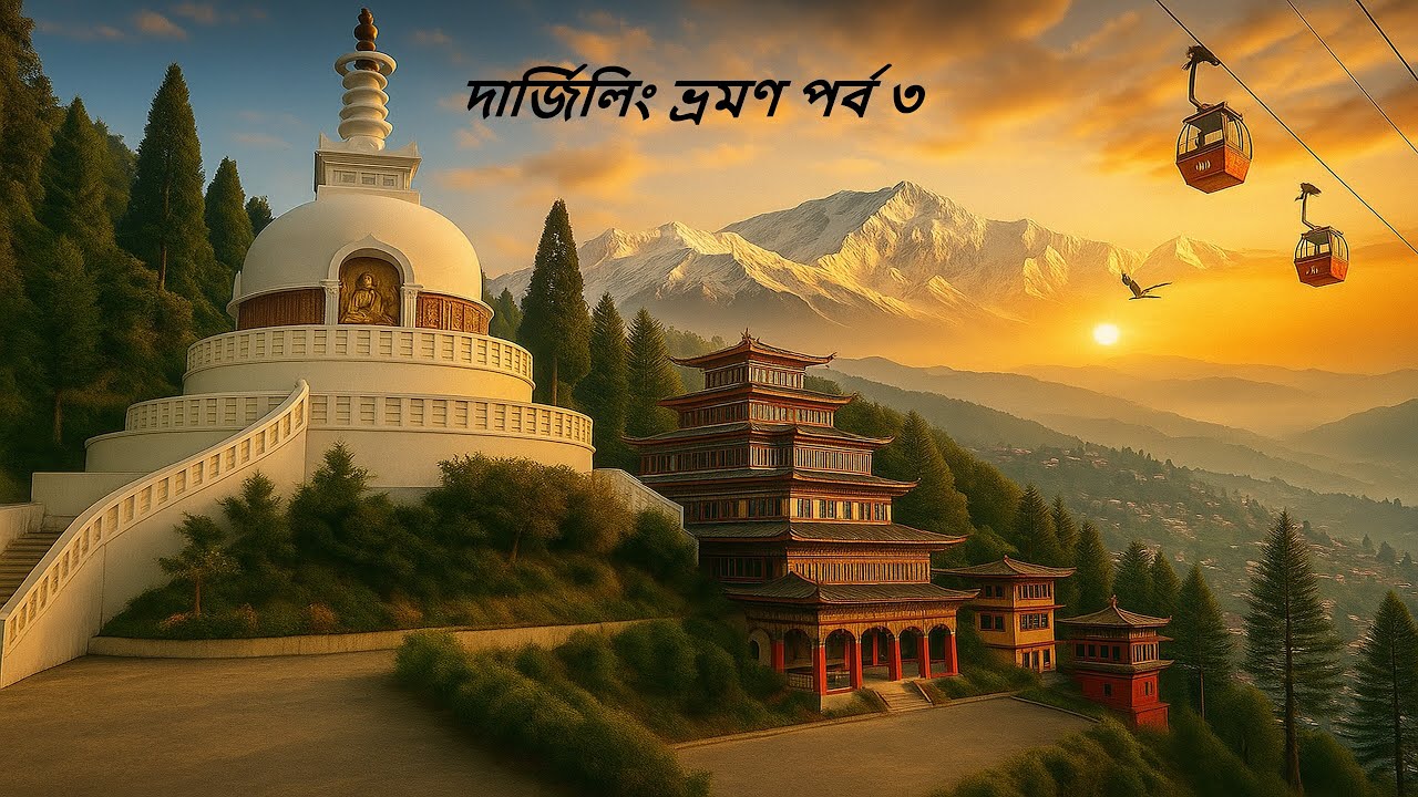 Darjeeling Tour Part 3|| Darjeeling Peace Pagoda || Dali Monastery ...
