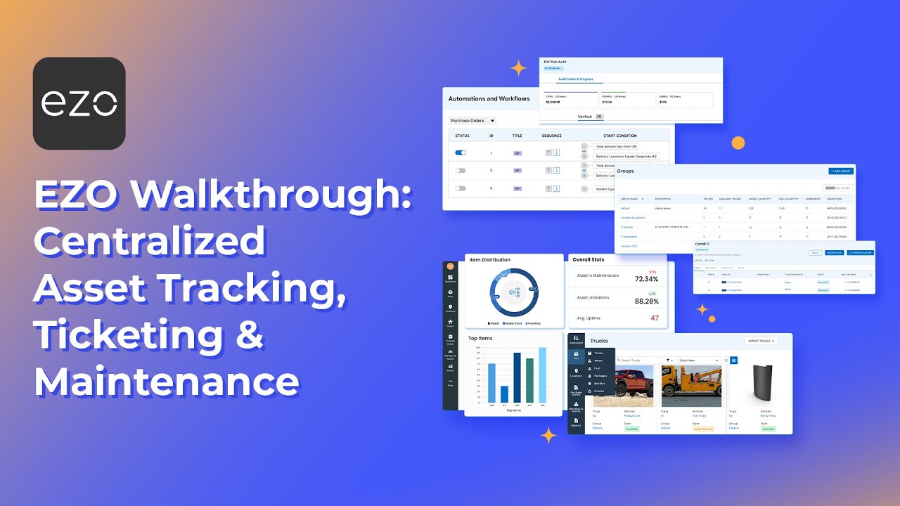 EZO Asset Management Software Demo | Track, Manage & Control Assets ...