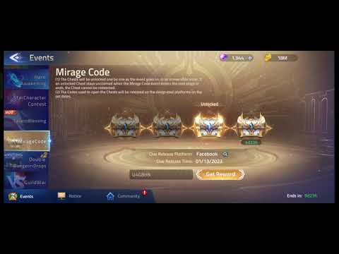 Mirage Code (3rd) MLA 13 January 2023 | Mobile Legends: Adventure - YouTube