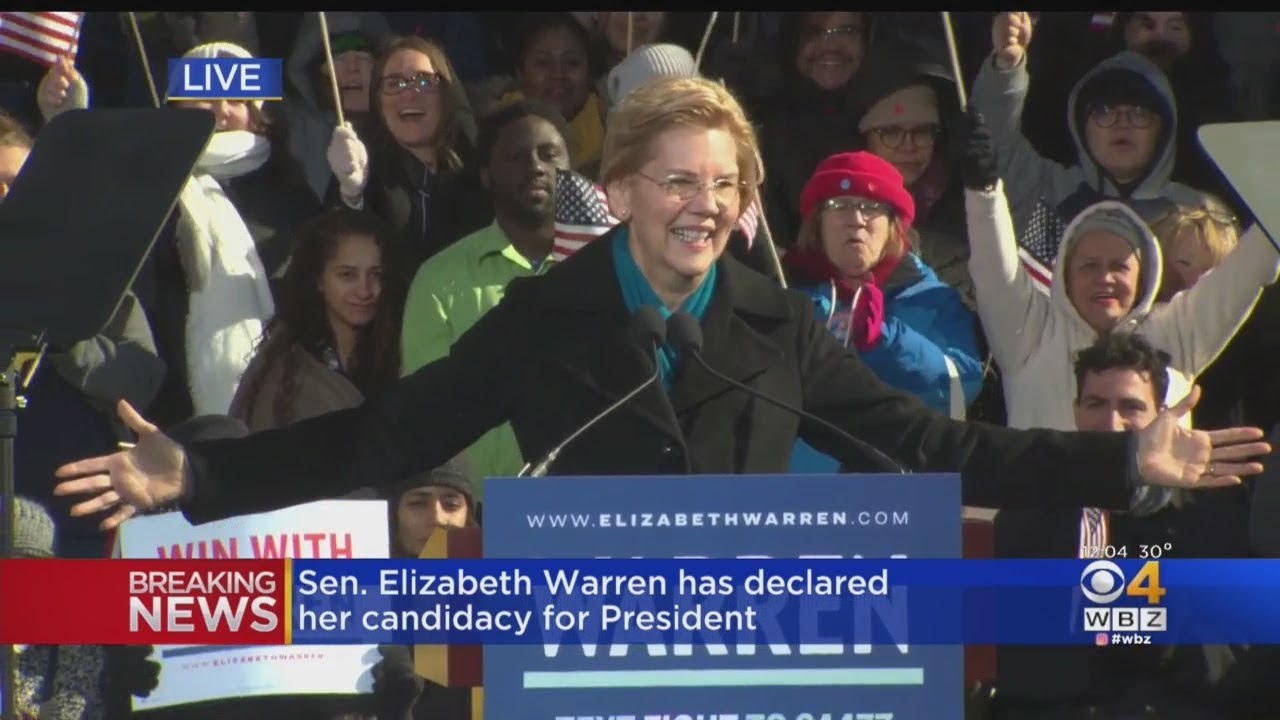 Elizabeth Warren: 'I Am A Candidate For President Of The United States ...