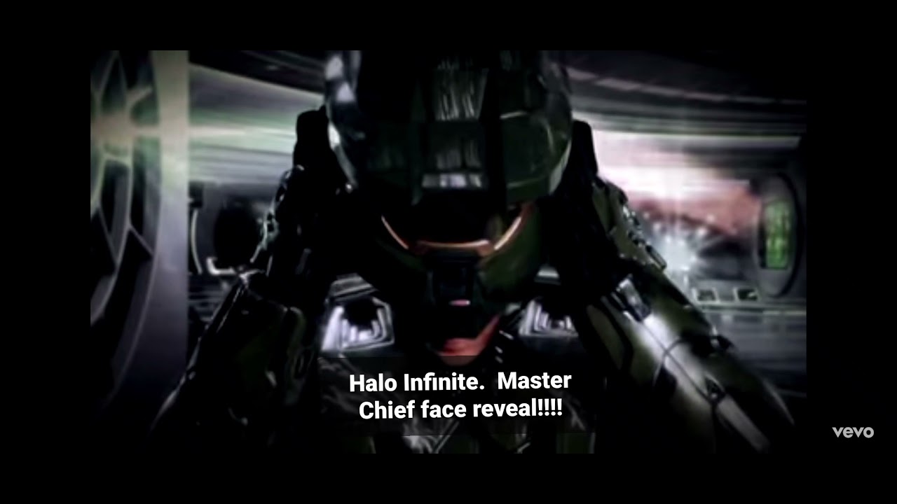Master Chief face reveal !!! - YouTube