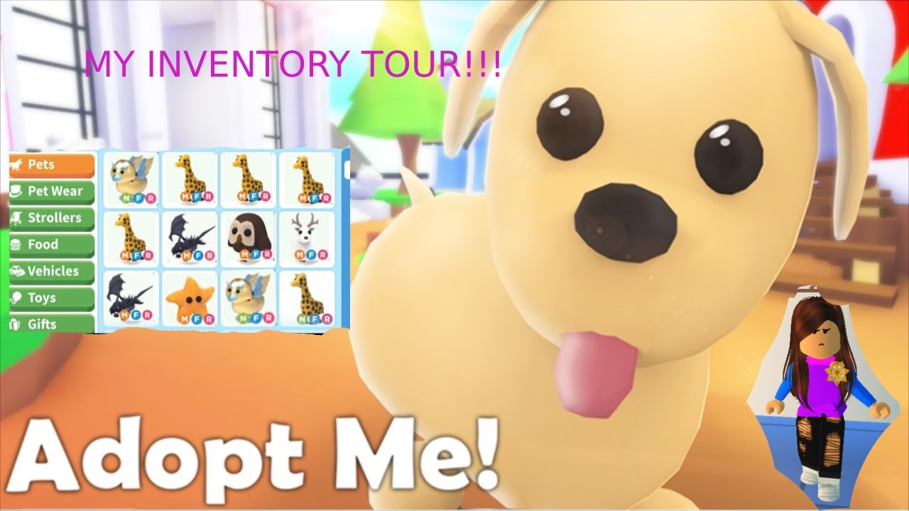 I DID MY ROBLOX ADOPT ME INVENTORY TOUR!!! - YouTube