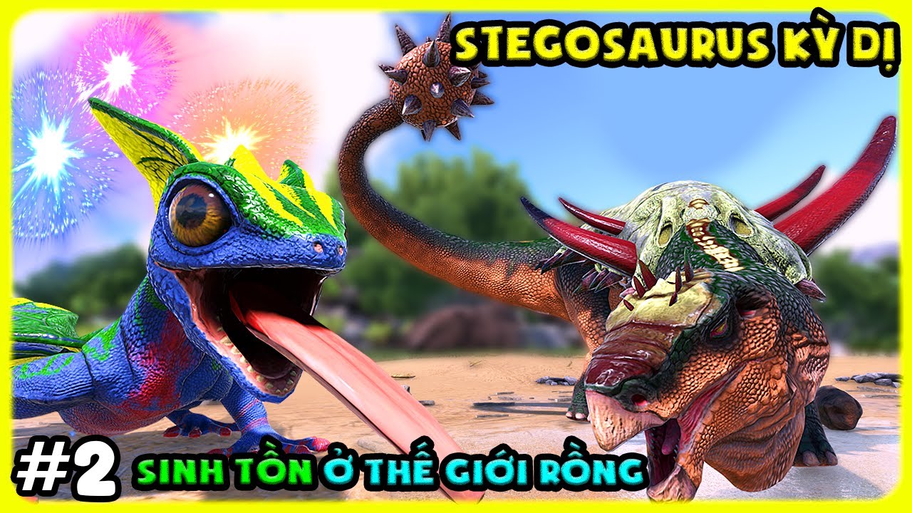 ARK MOD MEGA DRAGON #2 LÀM BẪY BẮT THẰN LẰN SIÊU HIỆU ỨNG VÀ EM KHỦNG ...