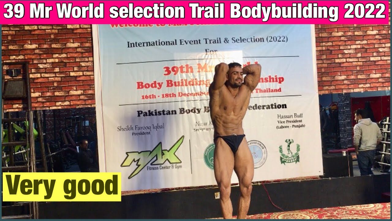 39th Mr world Bodybuilding trial 20-November-2022 @groupofbodybuilders - YouTube