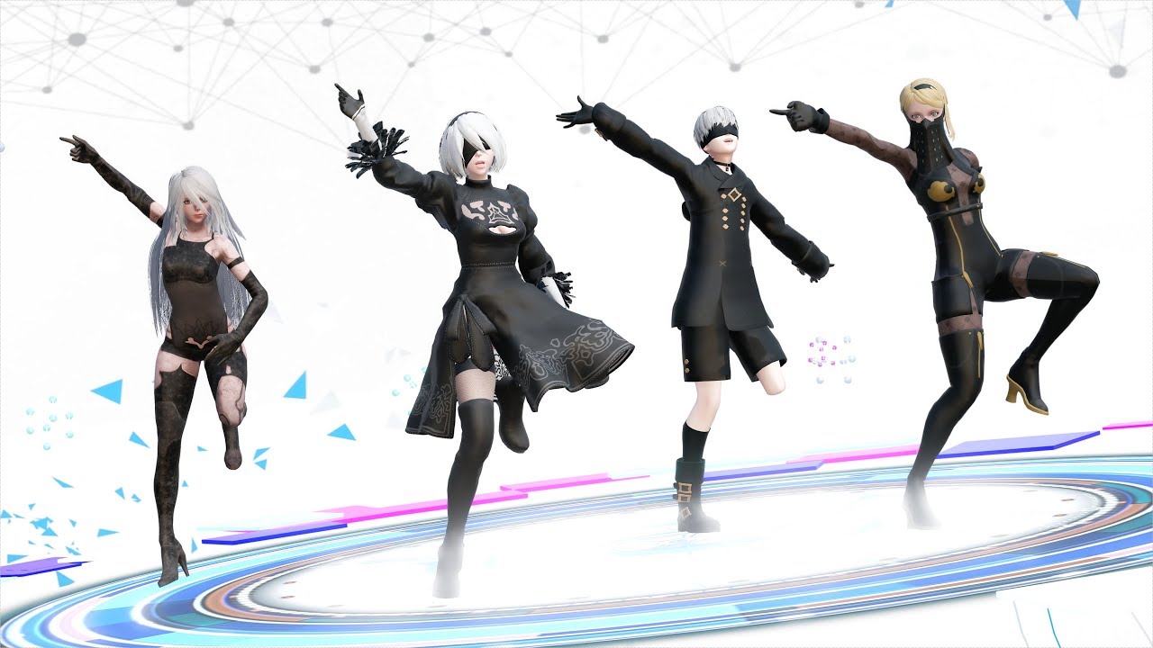 【MMD】ヒビカセ Resonate (English ver)【NieR:Automata】[4K UHD] - YouTube