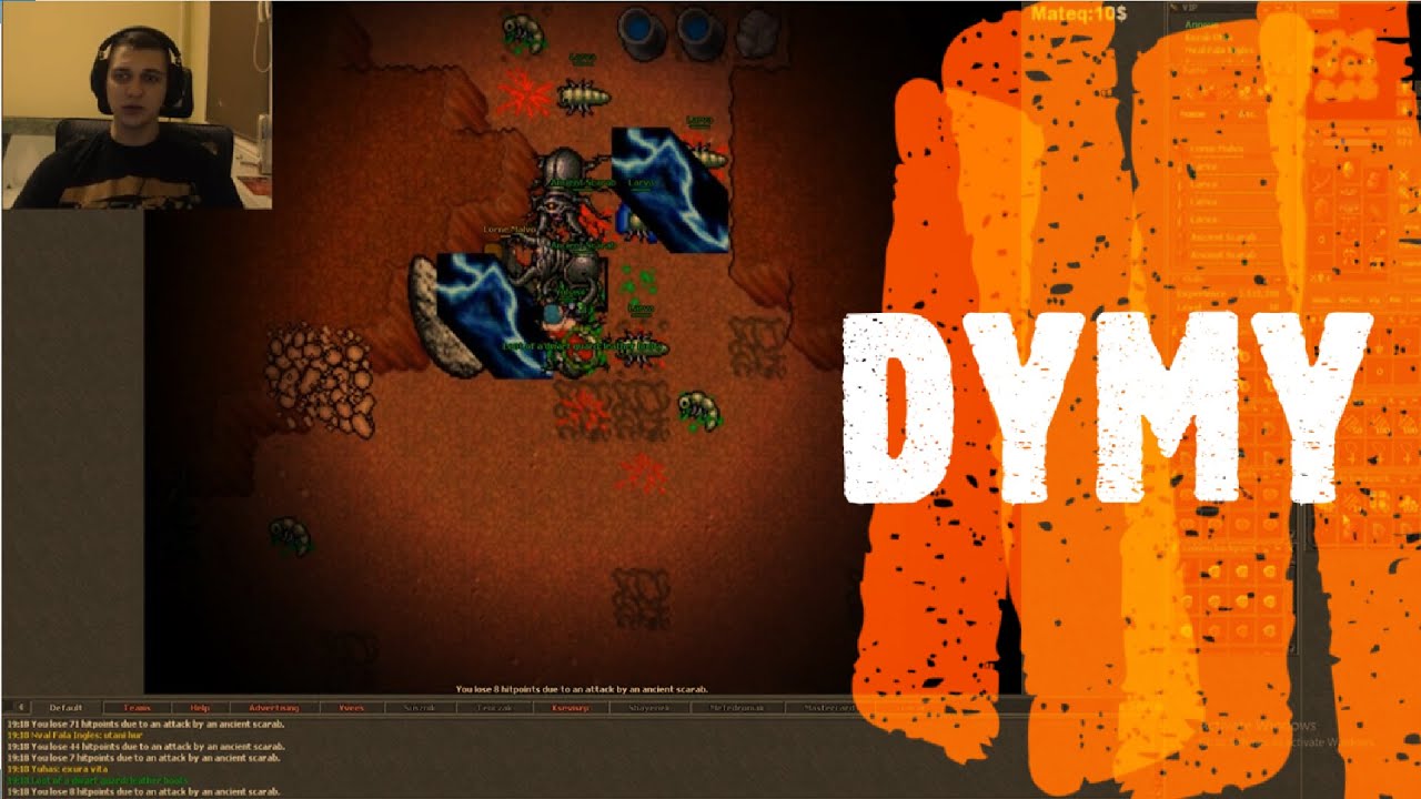 Tibia Punio Ancient Scarab Dymy - YouTube