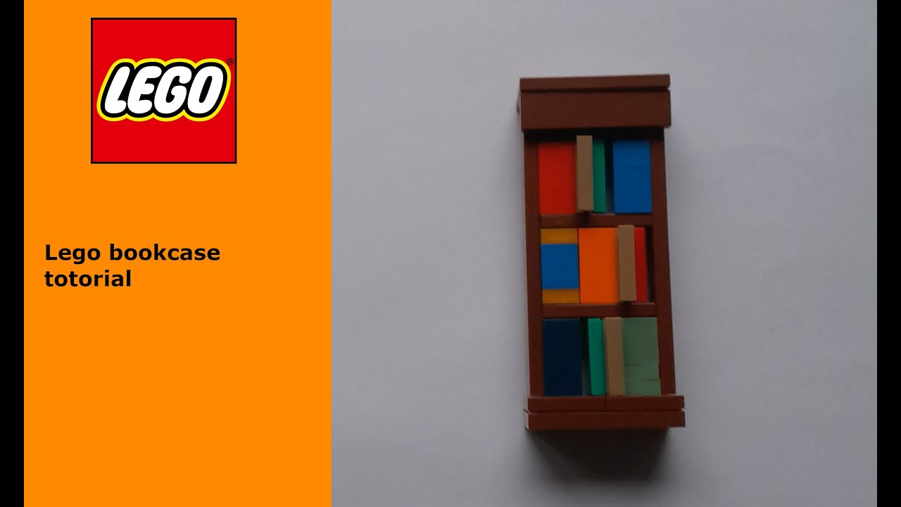 Lego bookcase tutorial - YouTube