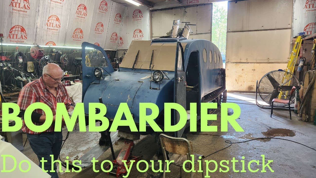 HOW TO CHECK DIPSTICK AND ENGINE OIL EASY | BOMBARDIER - YouTube
