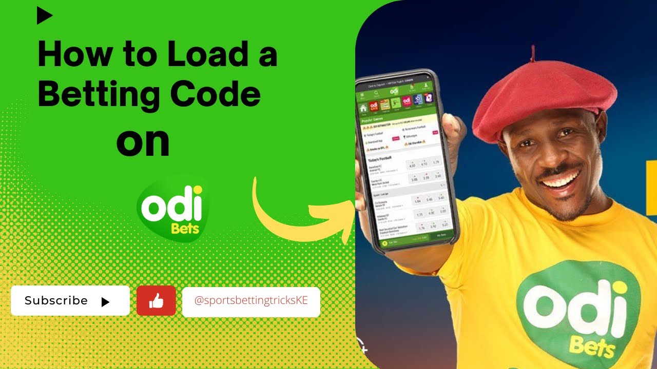 How to load bet code on Odibets - YouTube