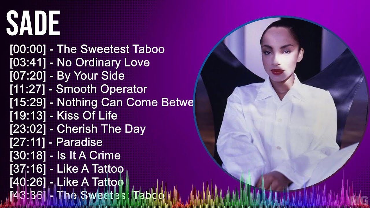 Sade 2024 MIX Maiores Sucessos - The Sweetest Taboo, No Ordinary Love ...