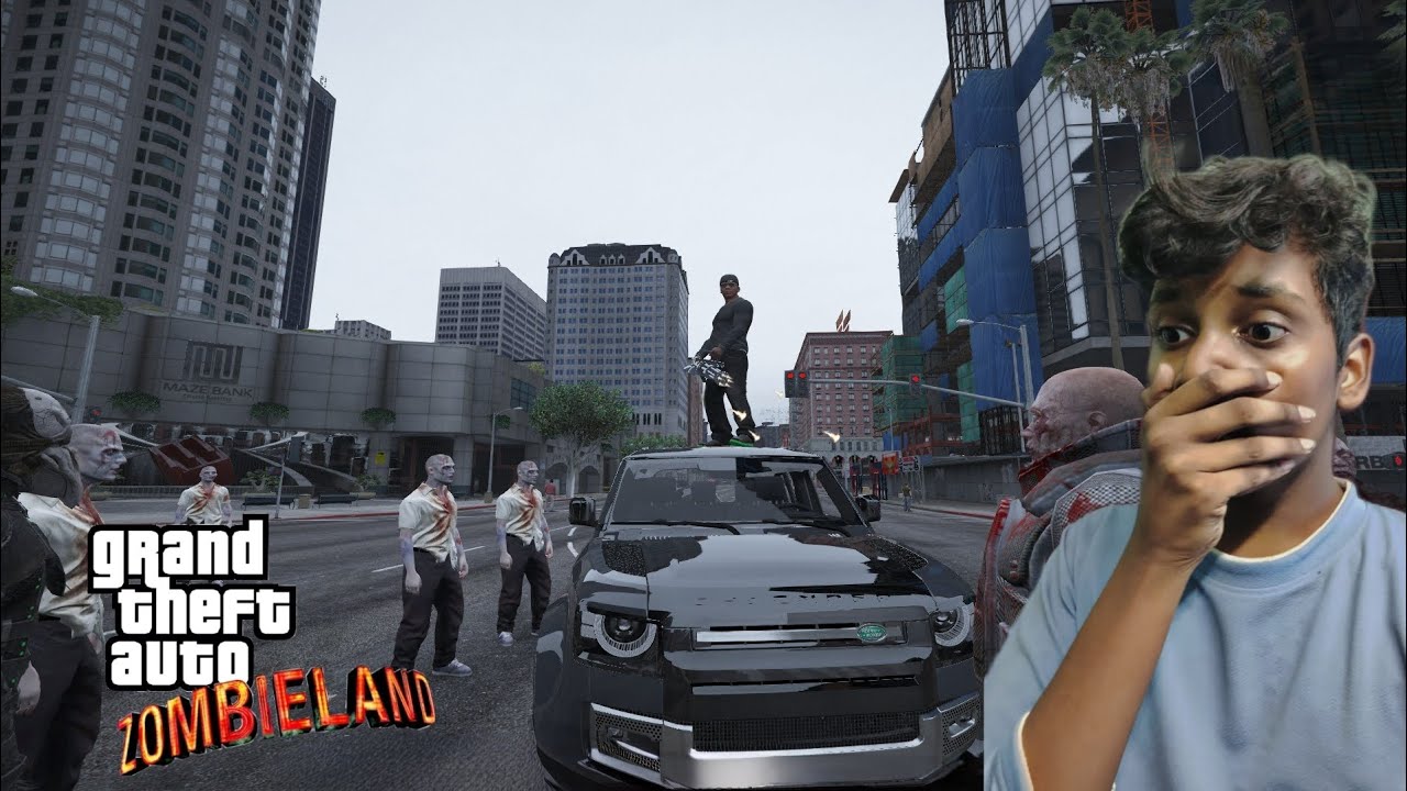 Surviving the Zombie Outbreak in Los Santos with a Land Rover Defender ...