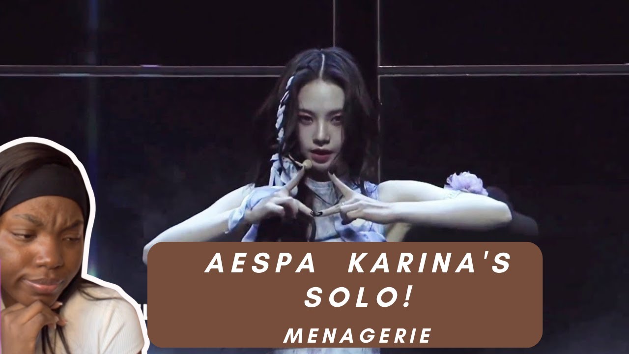 aespa Karina 'Menagerie' Solo Stage Performance| REACTION!! - YouTube