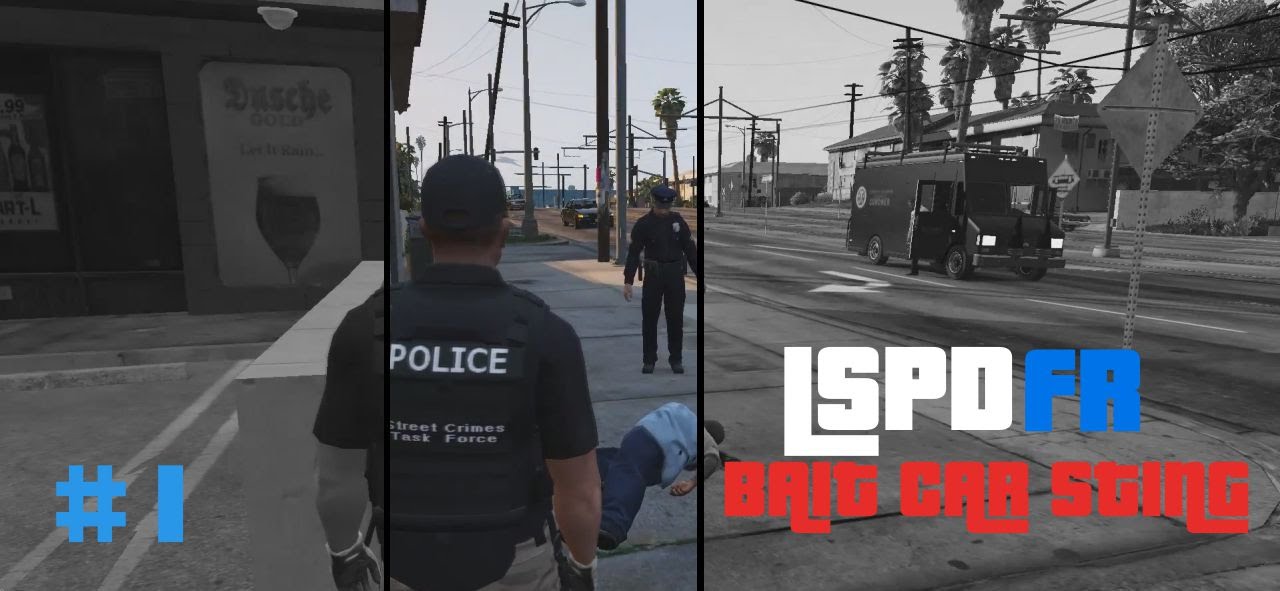 LSPDFR - Day 1 - U.S Marshal - Bait Car Sting - YouTube